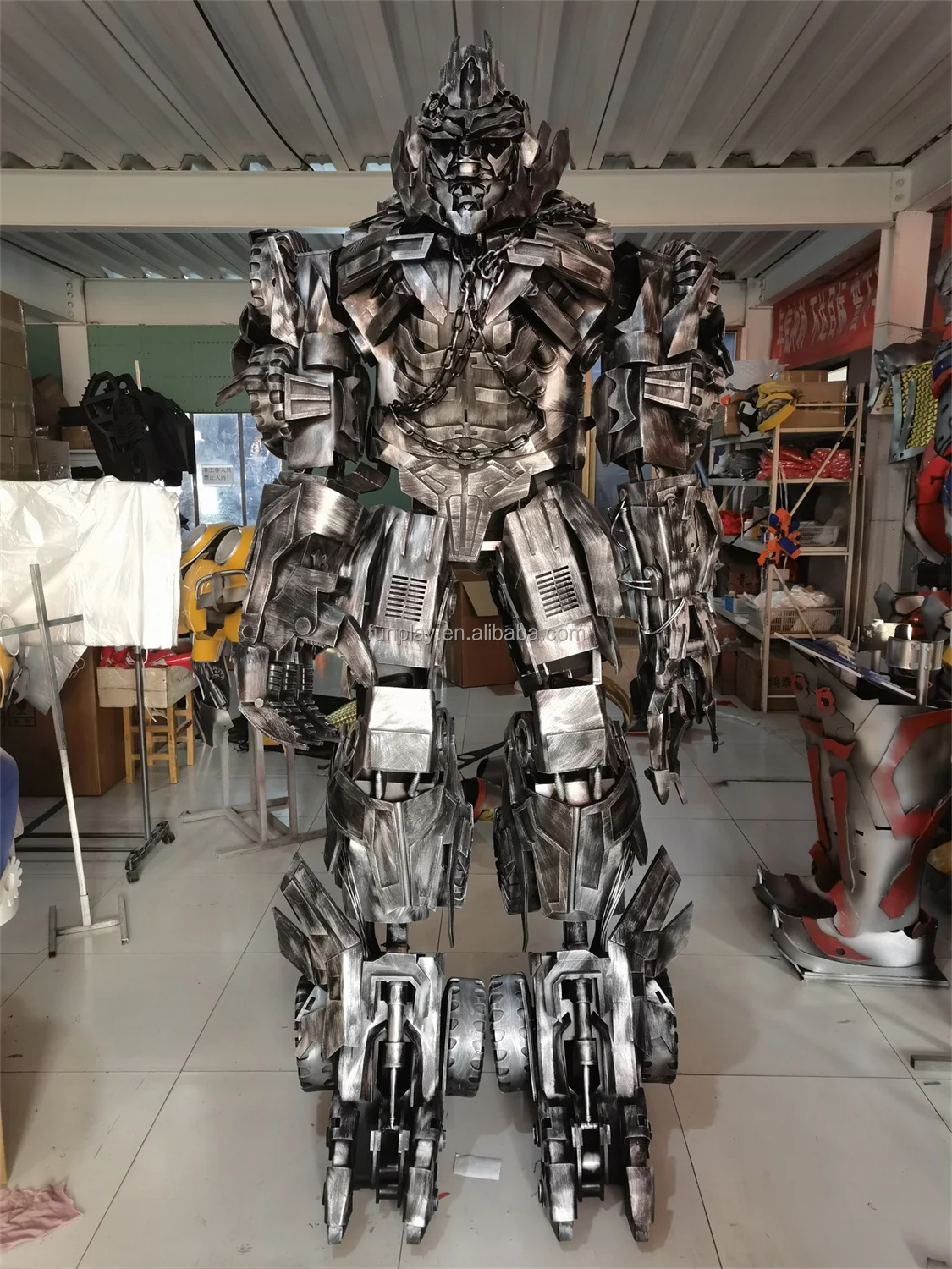Unisex Robot Costume - Large Size Megatron 2.6M Adult Cosplay