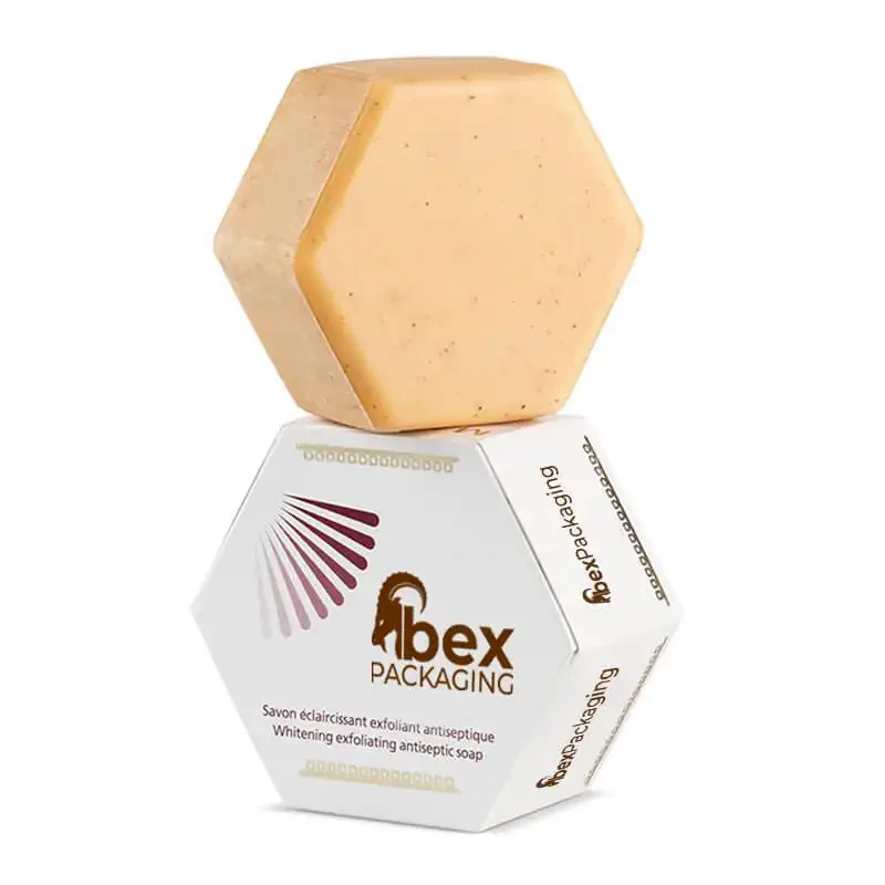 Full Colors Customized Logo Hexagon Gift Box Handmade Soap Packaging ...