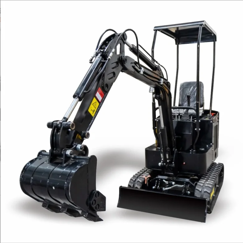 Mini Crawler Hydraulic Pilot Digger Yb-12b 1000kg Small Digger Machine ...