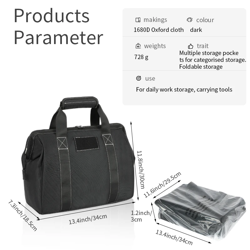 Large Capacity Tote Bag Wear-resistant Silent Pulley Luggage Trolley ...