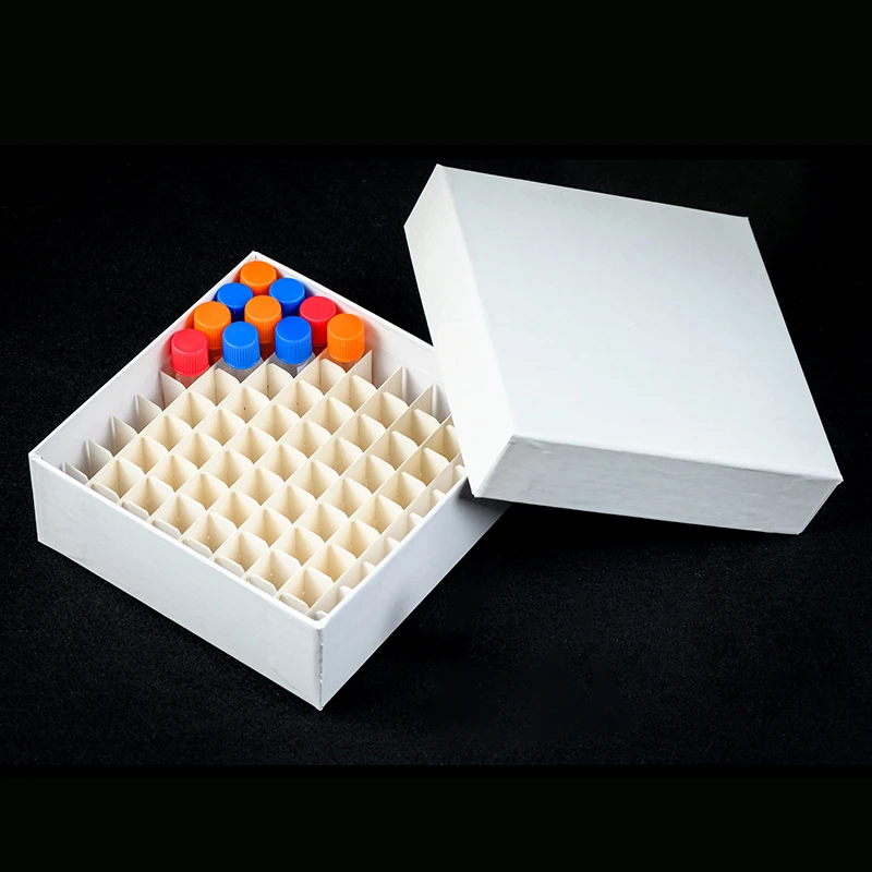 Polypropylene Lab 81 Well 100well Cryoboxes Cryo Storage Box For Cryo ...