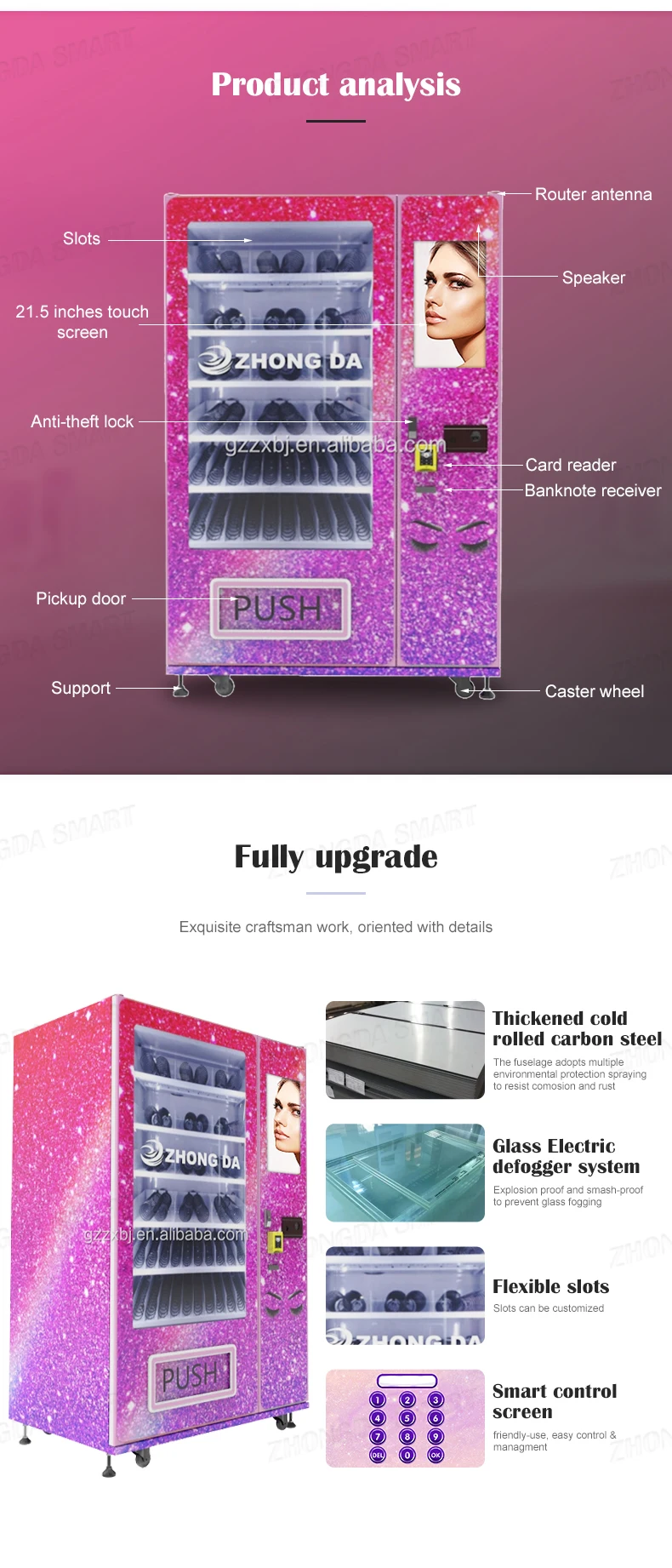 Wholesale Automatic Clothing Vending Machine With Free Custom Design ...