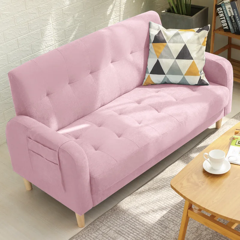 Simple and Classic Modern Style Recliner Sofa Living Room Wood Legs ...