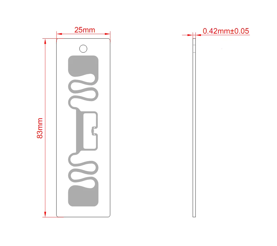 Custom Printable Hang Tag Uhf Rfid For Shoes Management - Buy Rfid For ...