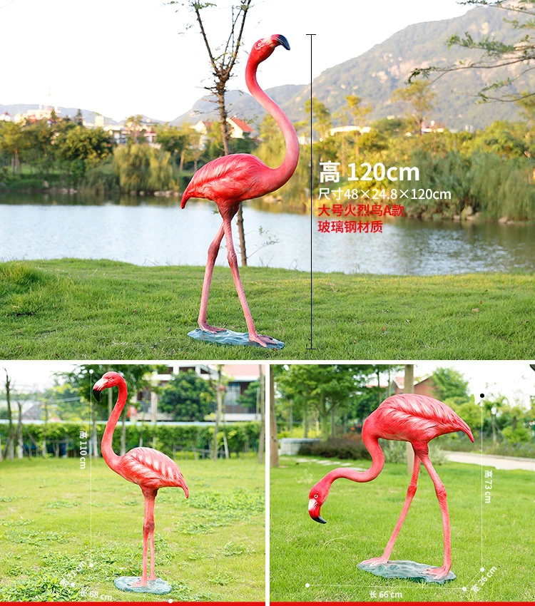 Outdoor Wedding Decoration Customization Fiberglass Animal Statue ...