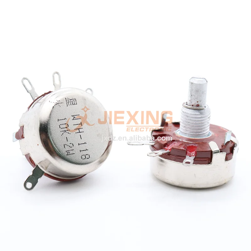2pcs Wth118-1a 2w 470k Ohm Rotary Taper Potentiometer 1 Sourcingmap 2 ...