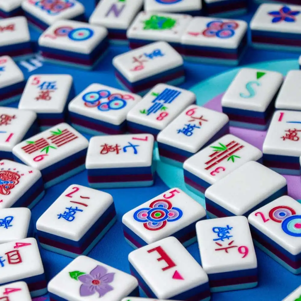 Fresh Mahjong Spring Tiles - Eco-Friendly & Durable Game