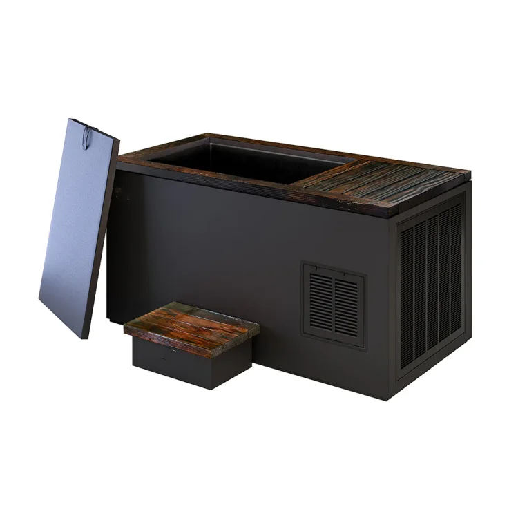 Traditional Ice Bath Tub Cold Bath Tub With Stainless Steel For Ice ...