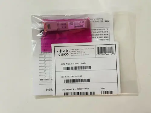 Cisco 1 Gigabit Modules Cisco Glc-t-rgd 1000base-t Standard Rj-45 ...