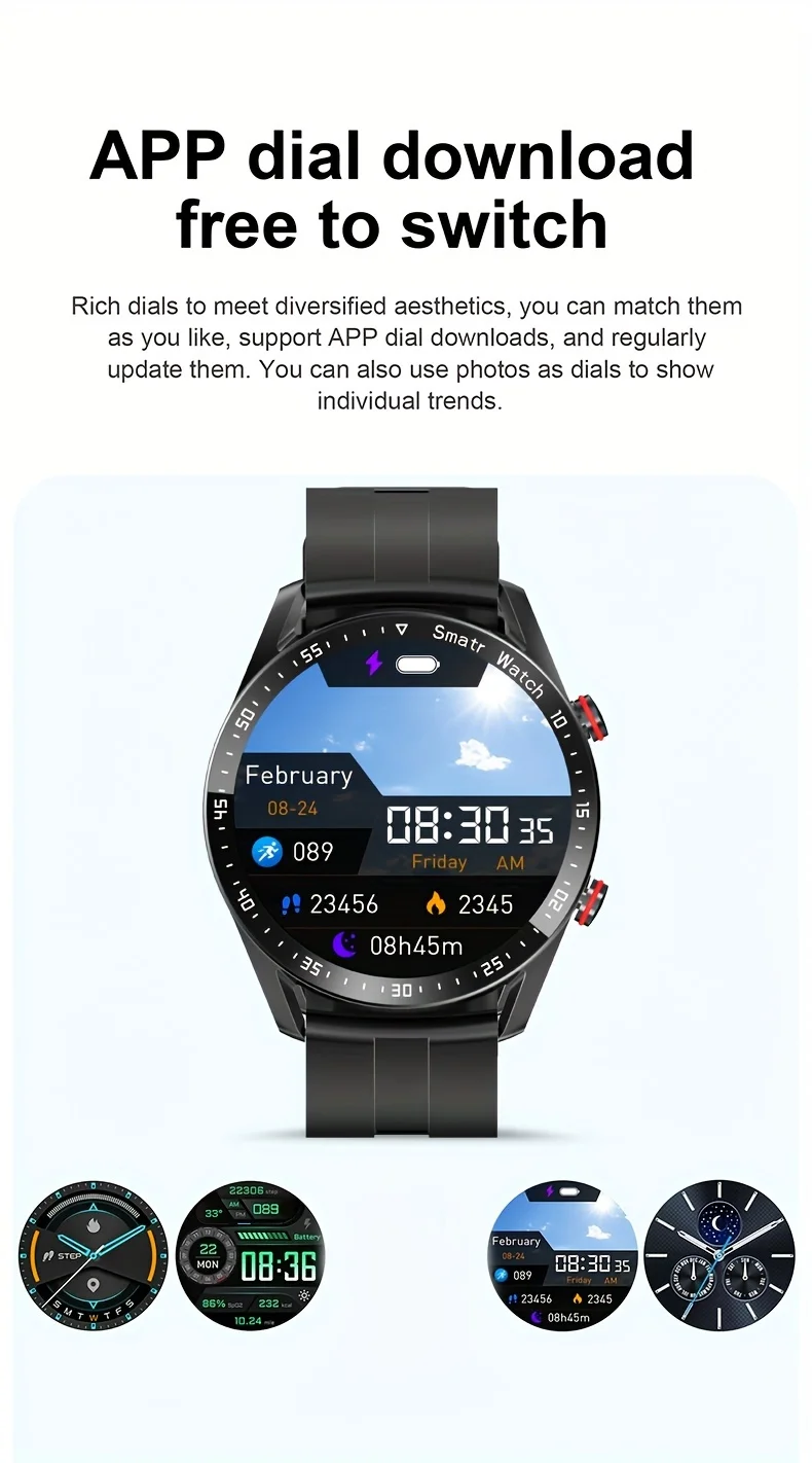 IP67 Waterproof Smart Watch - Fitness & Call Tracking
