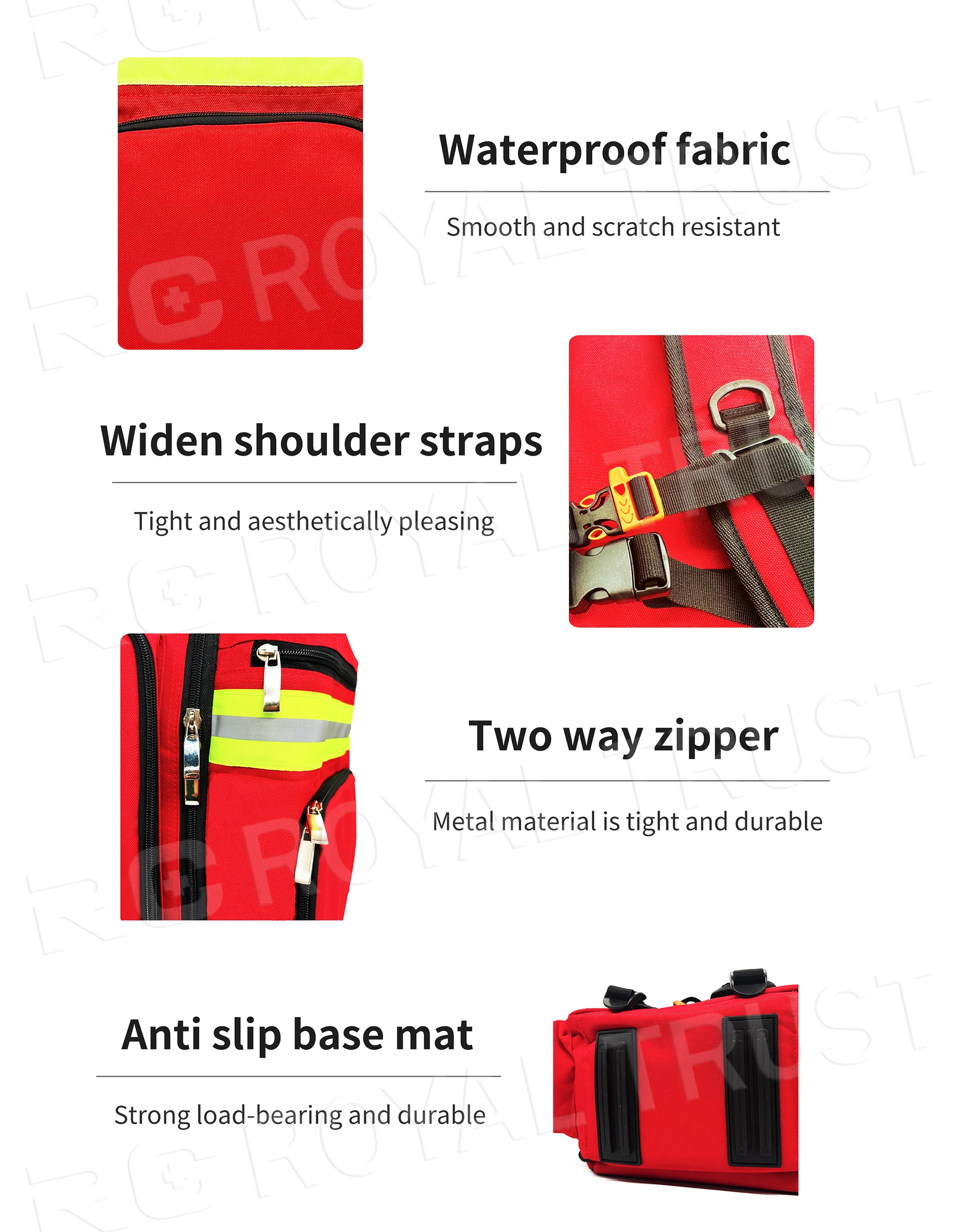 Outdoor Emergency Trauma Backpack - First Aid Essentials