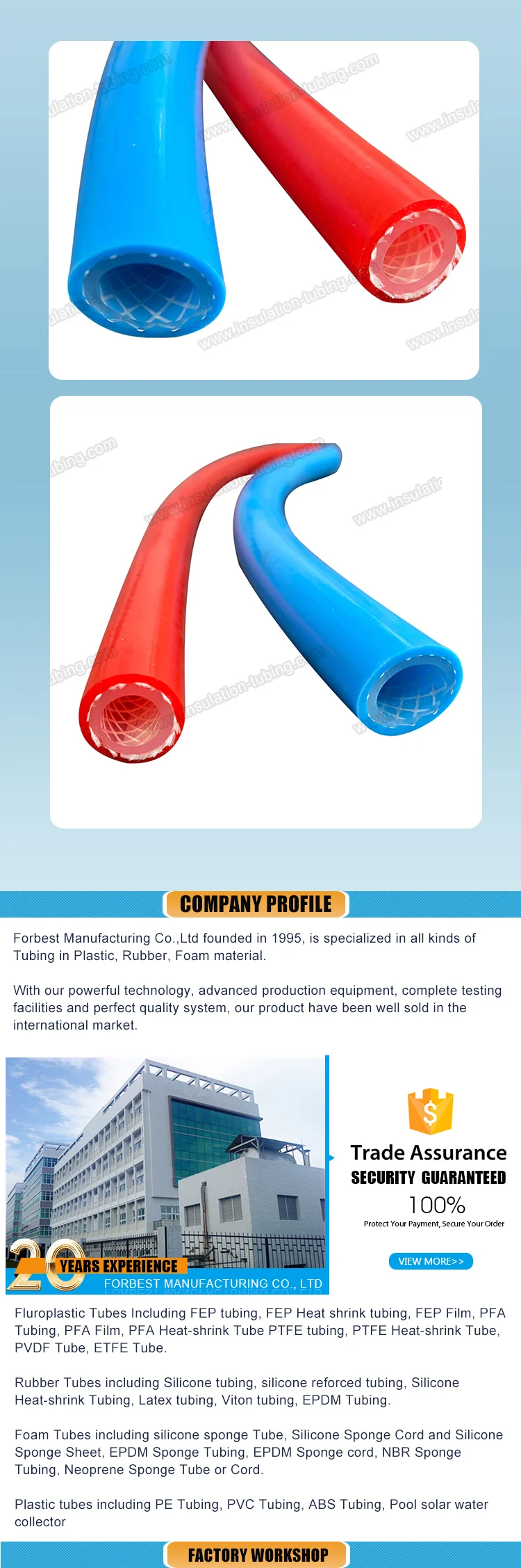 Peroxide Cured Nylon Braided Silicone Hose - 4 Inch