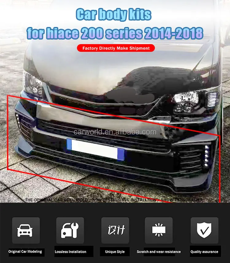 Toyota Hiace 200 Series Body Kit - Enhance & Protect