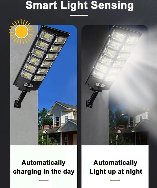 504 LED Powerful Solar Street Light - IP65 Waterproof
