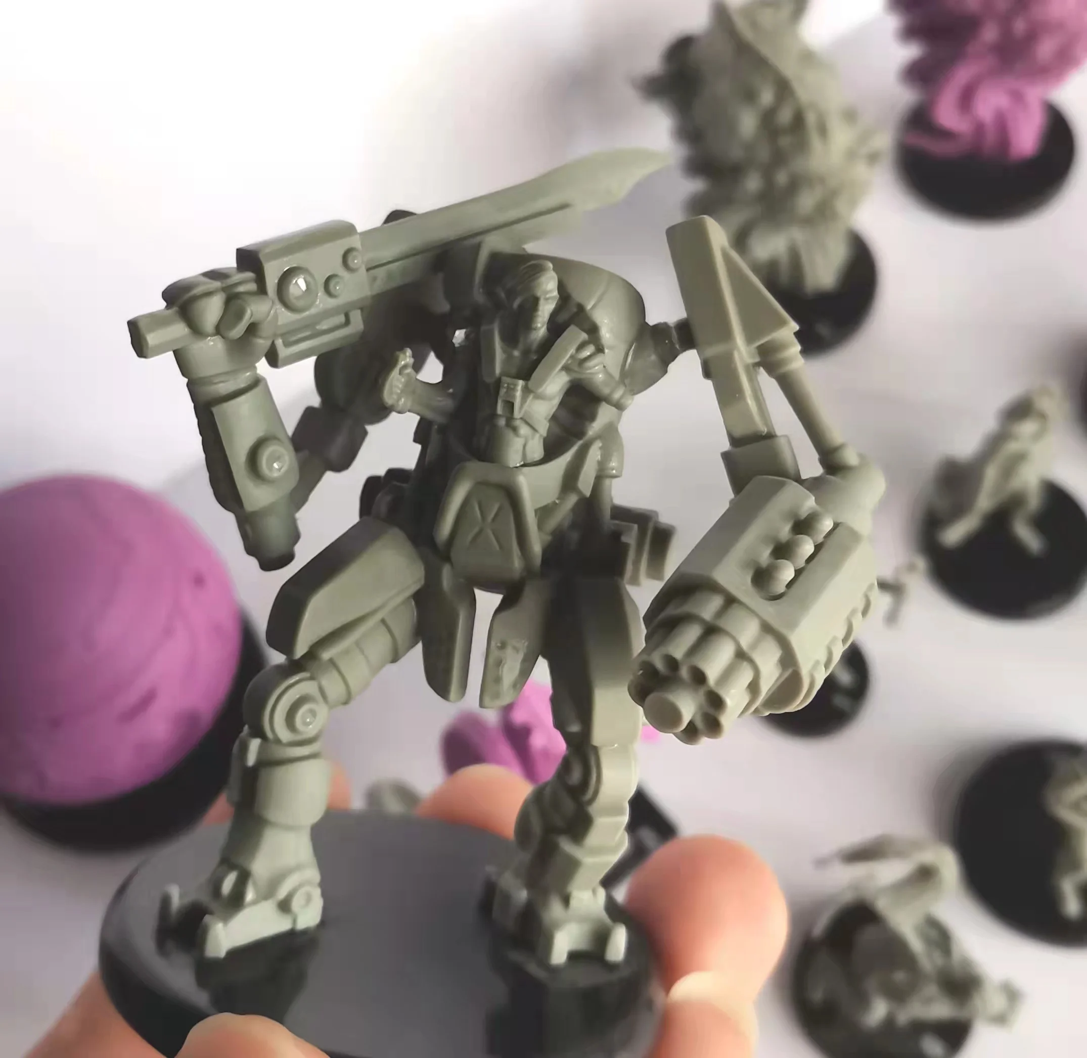 Custom Action Minifigure Statue Warhammer 40k War Game Plastic ...