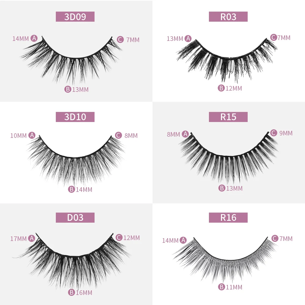 MAGEFY Eye Lashes - Wholesale Reusable Self Adhesive False Eyelashes