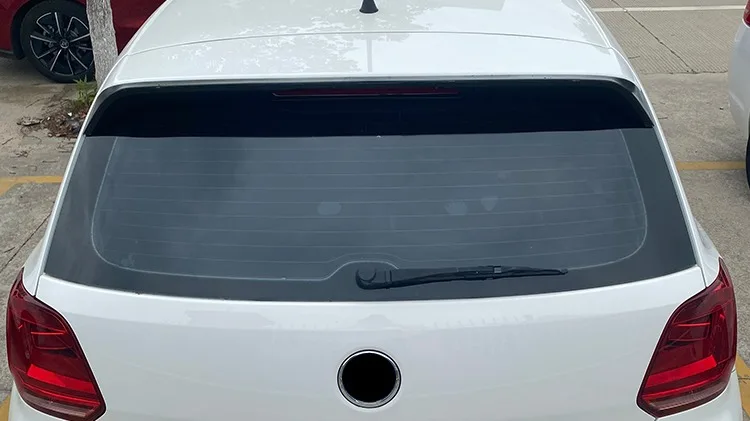 Abs Carbon Fiber Gti Trunk Spoiler Rear Boot Lip Spoiler For Volkswagen ...
