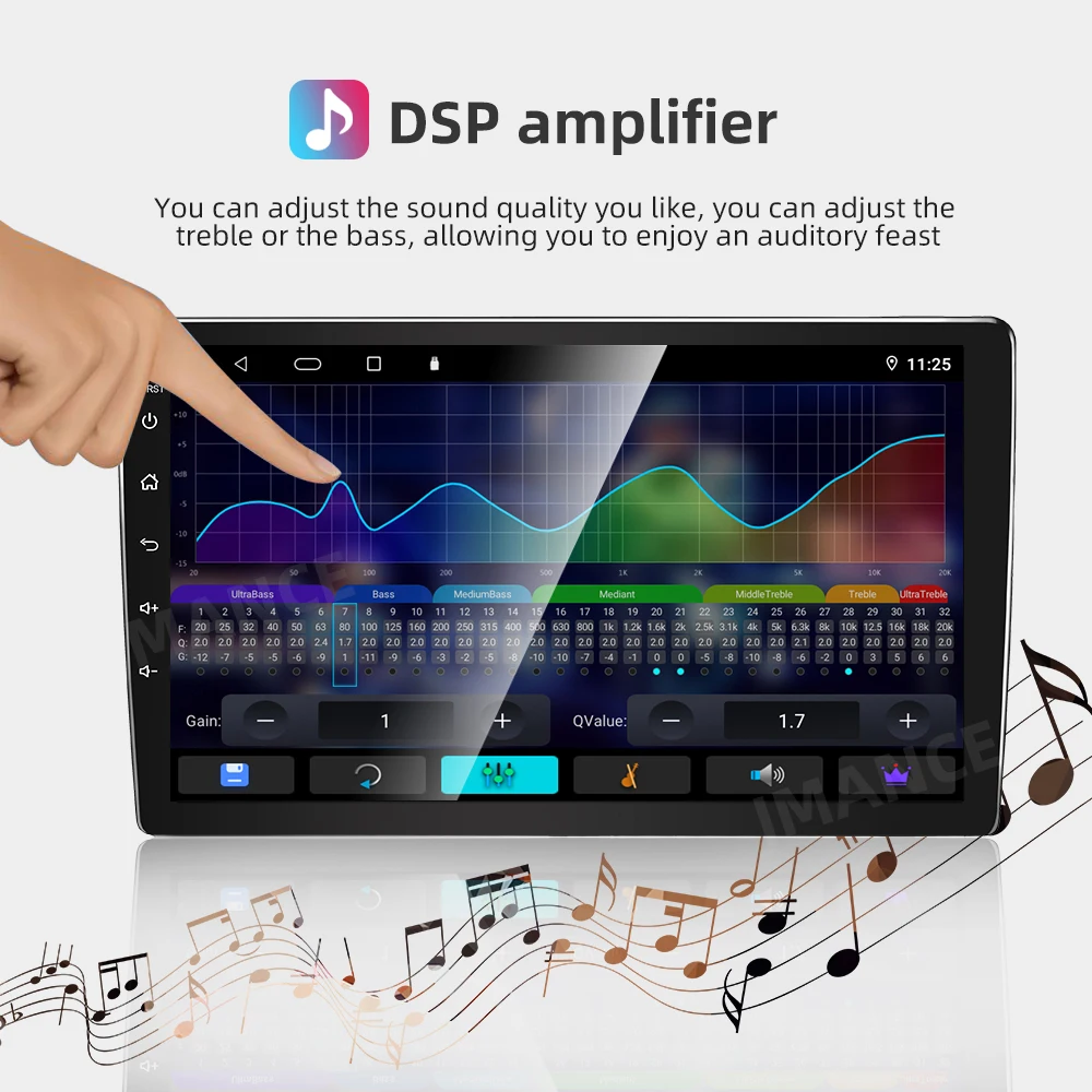 Universal Dsp 2 Din Android 10 Car Multimedia Player Stereo Autoaudio ...