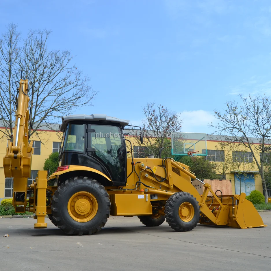 New Design 4x4 Mini Loader Backhoe Loader TH388 Mini Backhoe Loader ...