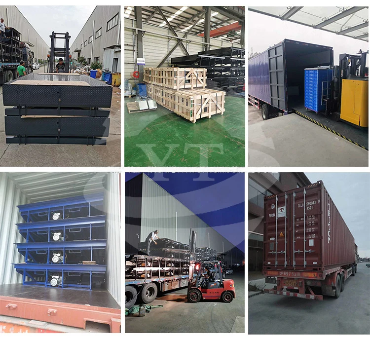 12 Ton Hydraulic Power Dock Leveler Automatic Loading Ramp For Truck ...