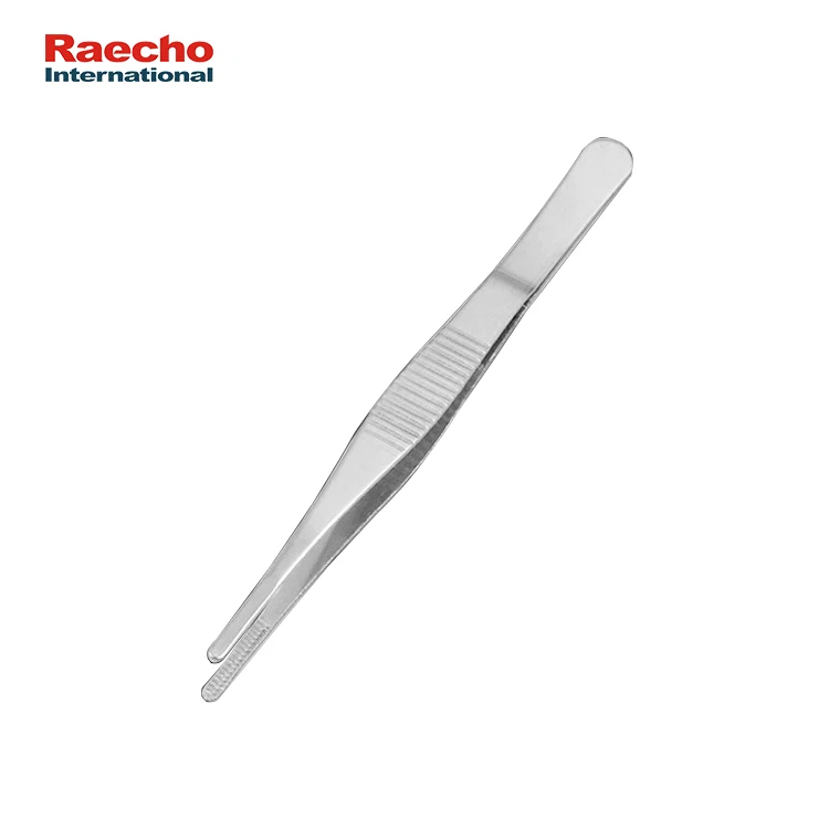 Manual Surgical Dressing Forceps Toothless Tweezers for Holding Needles ...