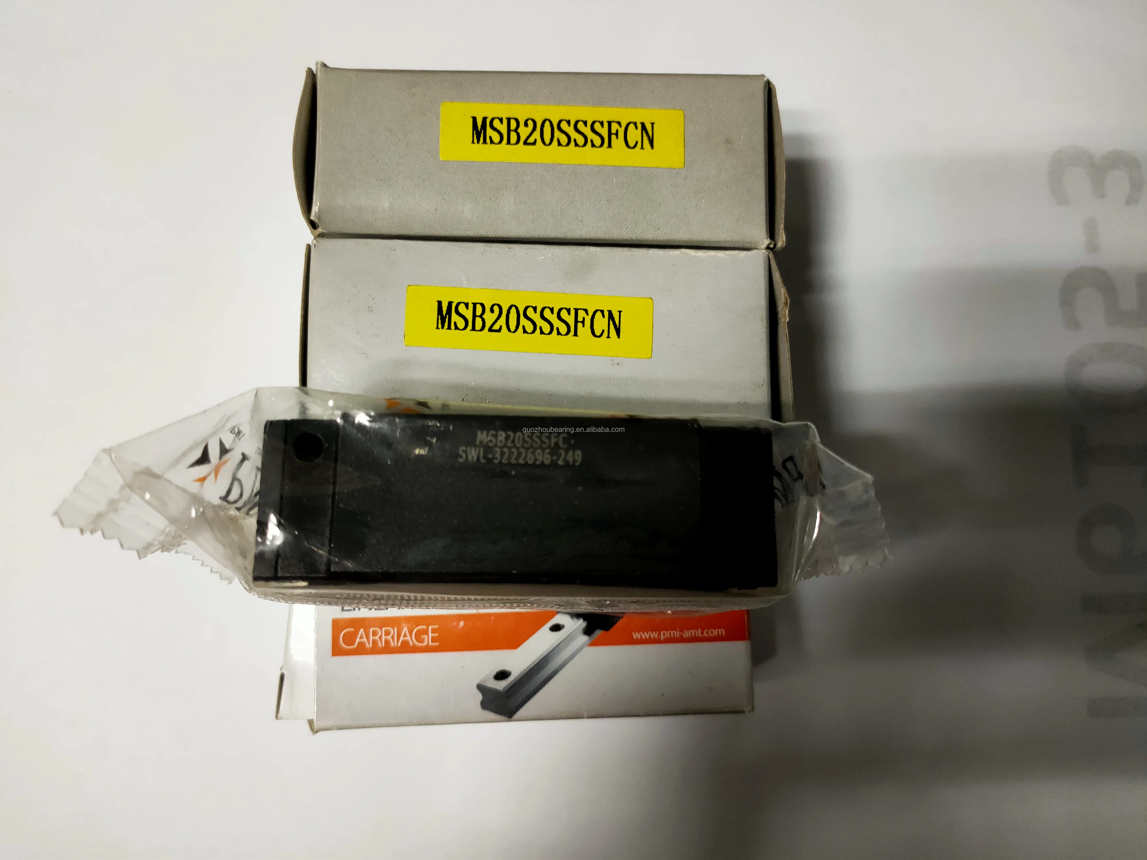 PMI Linear Guide Block MSB20S - High Rigidity & Smoothness