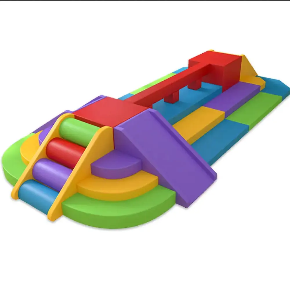 Colorful Foam Soft Play Set Soft Blocks Climbing Ball Pit Fence Ball ...