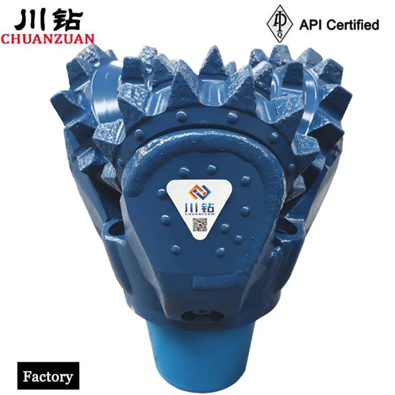 IADC217 JZ TCI Tricone Bit for Oil Well Rock Drilling High Manganese ...