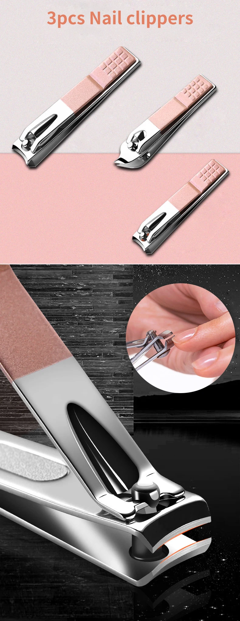 Professional 18-Piece Personal Care Tool Set Including Stainless Steel ...