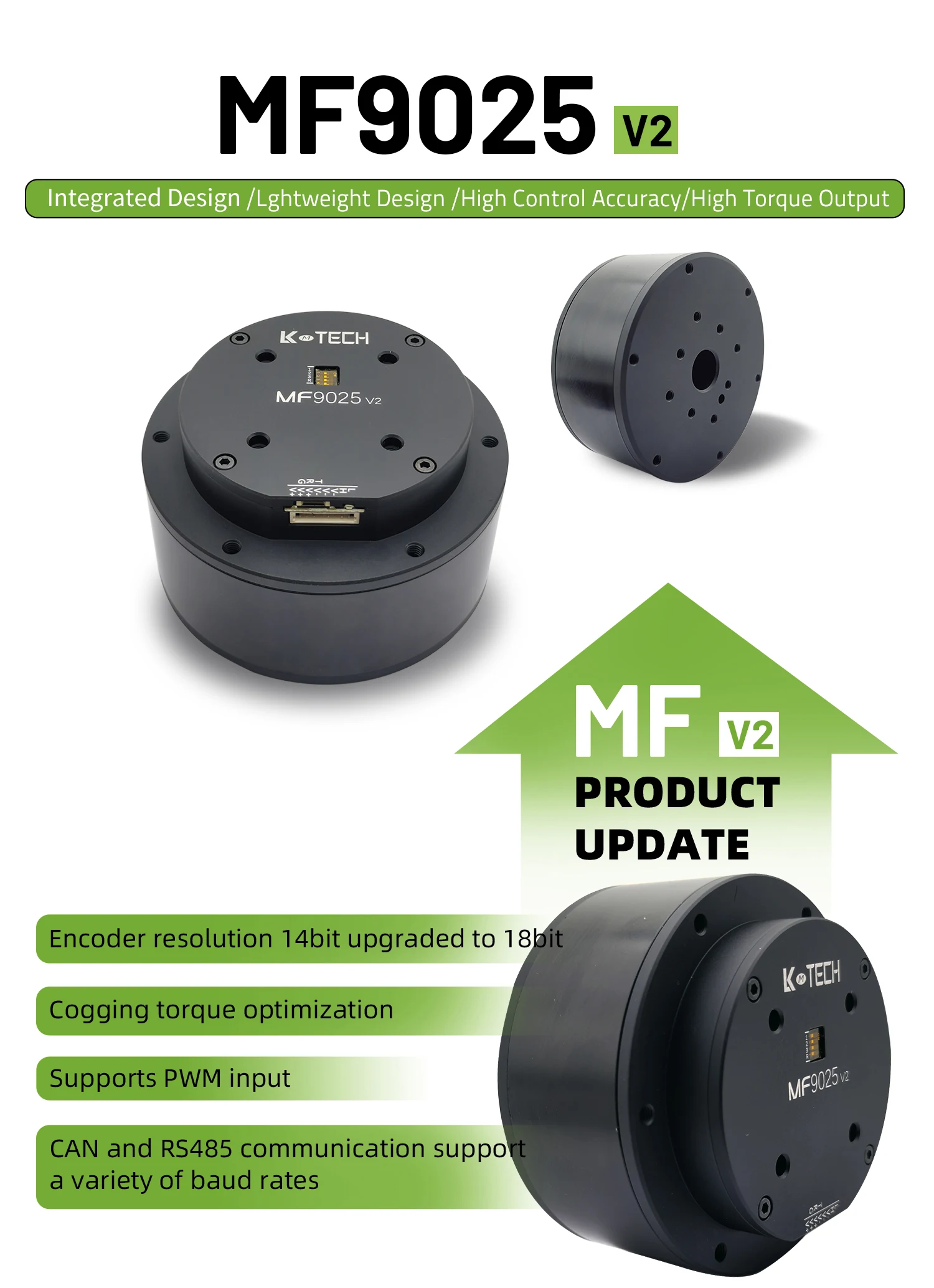 Mf9025v2 Scara Mechanical Foot/arm/wheeled Robot Stabilizer