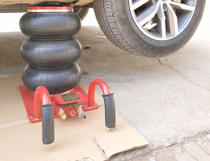 Air Floor Jacks Triple Bag - 3 Ton & 5 Ton Pneumatic Car Jacks