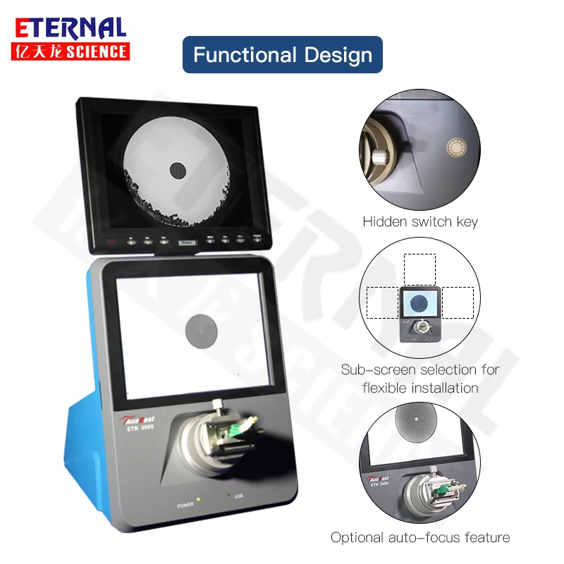 autocheck desktop fibre optique microscope MTP/MPO multi-core ...