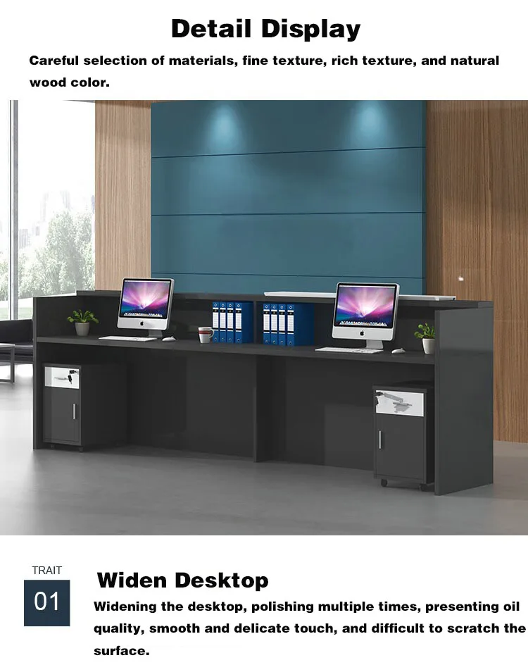 办公家具酒店接待台全新设计收银台 - Buy 现代设计diy电脑桌,办公家具前台,办公室的前台设计 Product on Alibaba.com