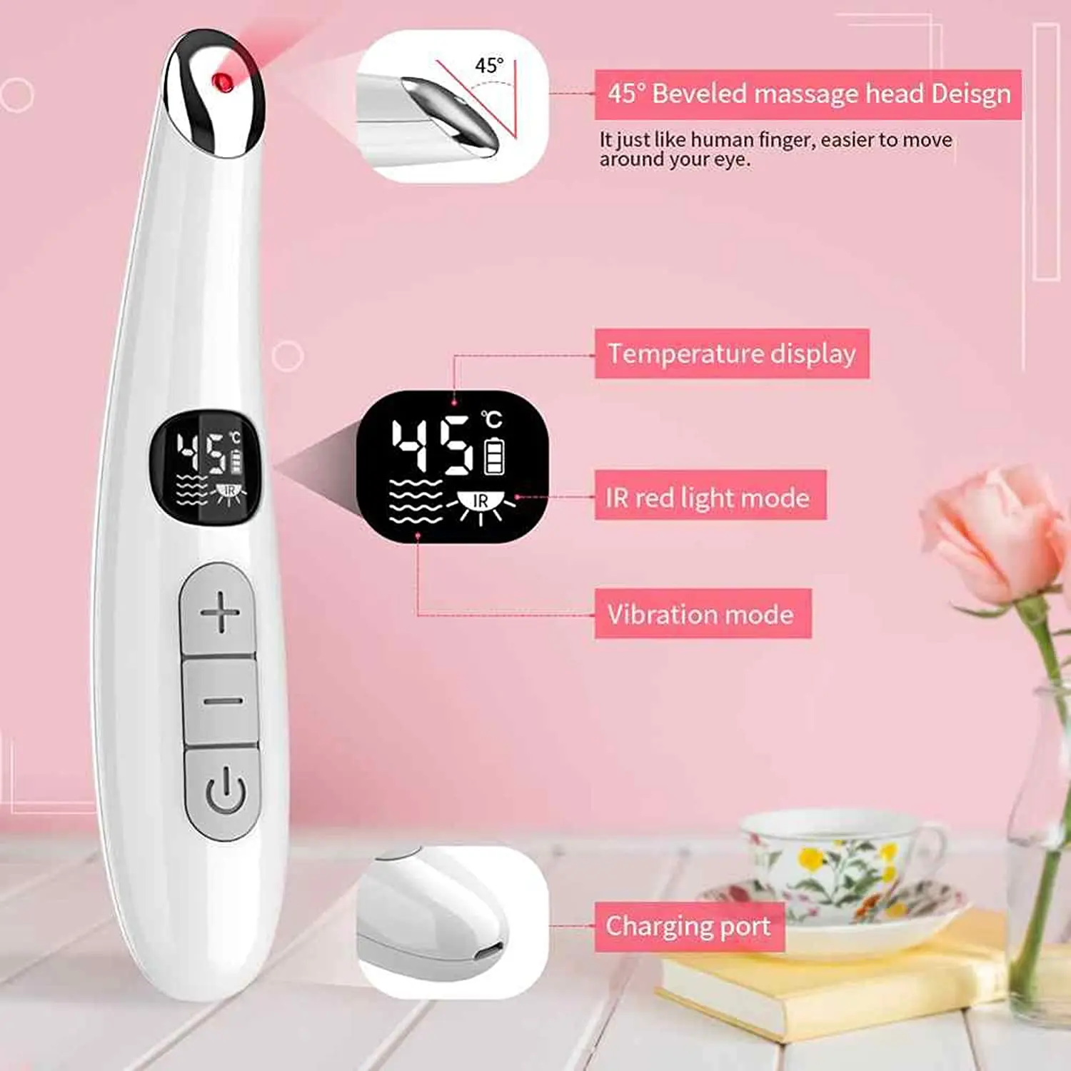 Alibaba.com: Magic Eye Massager Wand Pen with Red Light Therapy, High ...