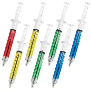 Novelty Promotional Funny Injection Shaped Ball Point Pens With Logo ...