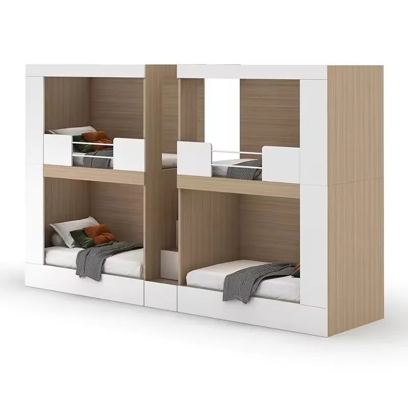 Full Size Sleeping Pods Bunk Bed Container Space Capsule Hotel Bed For ...