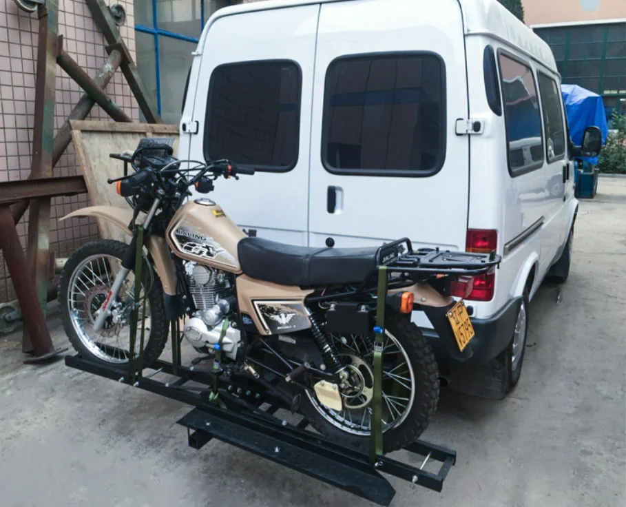 Hitch Mount Bike Rack Carrier Three Wheel Motorcycle Motorbike Carrier ...
