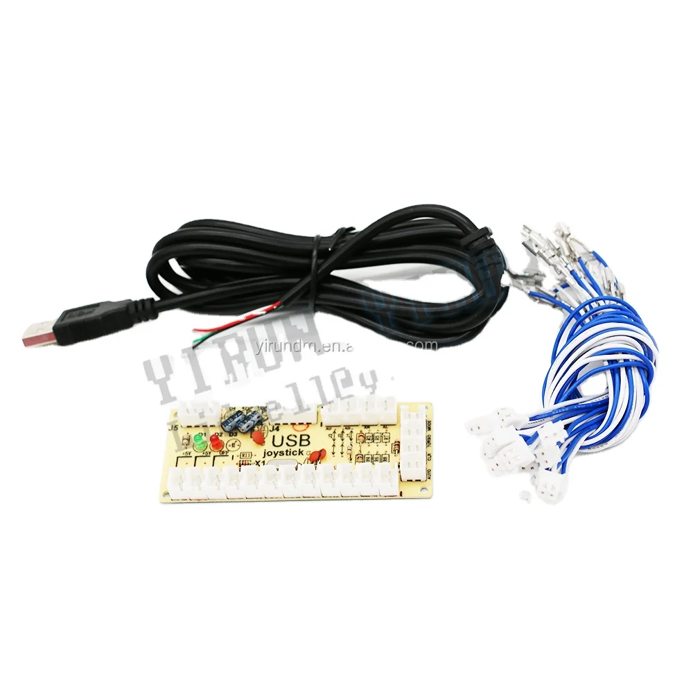 Usb To Pc Arcade Encoder Board With Jamma Keyboard Joystick For Coin ...