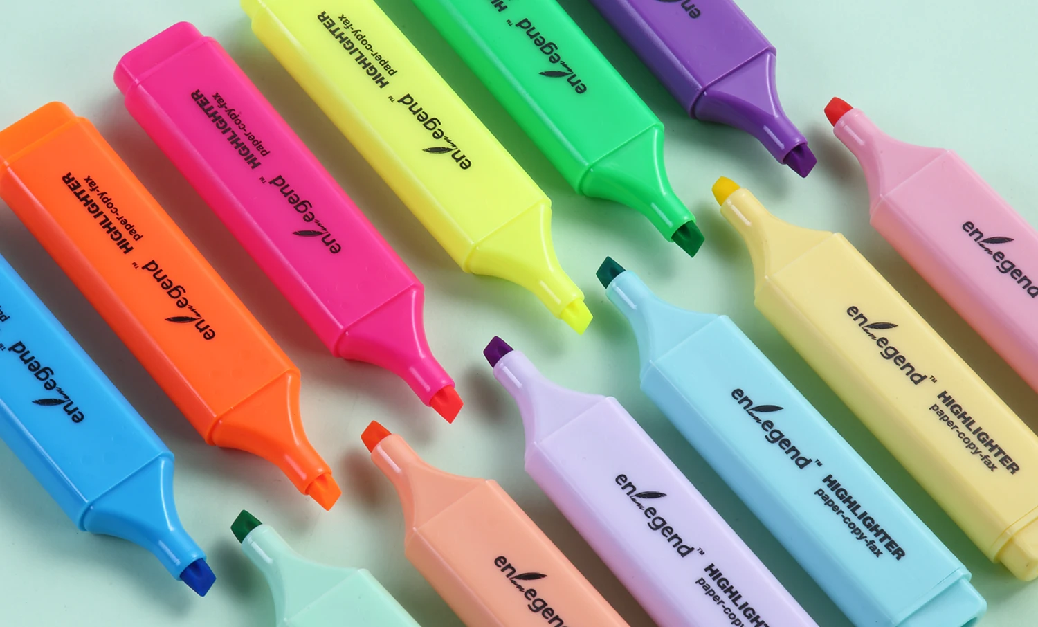 Office School Stationery - Highlighter Set with 14 Colors