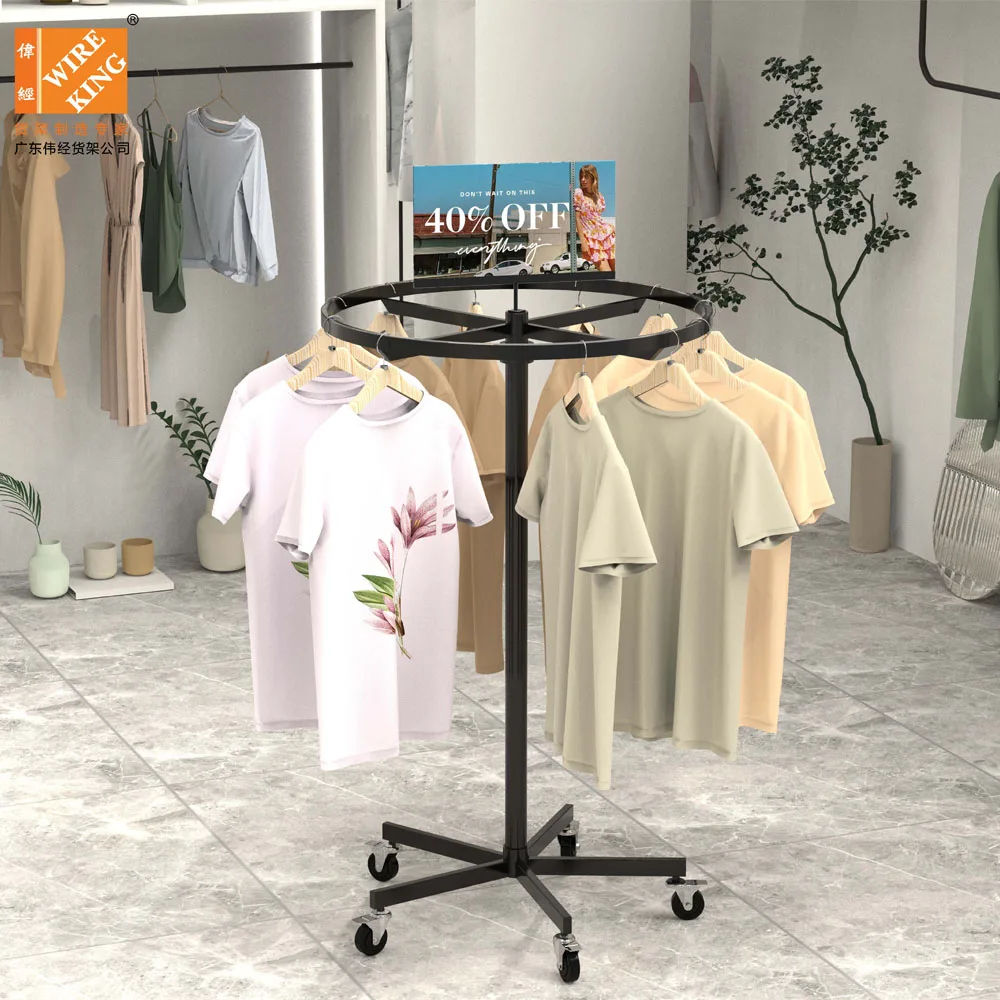 Customized Design Clothes Display Racks Clothing Display Rack Skirt T ...