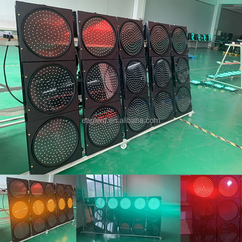 Handheld LED Traffic Warning Sign - Portable & Reflective