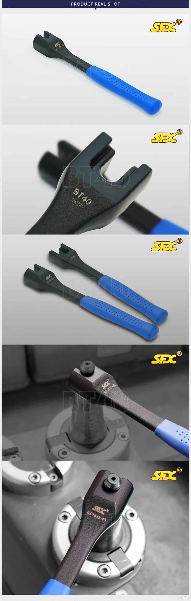 BT40 Pull Stud Wrench BT40 Spanner Durable 40CrV Material Pull Stud ...