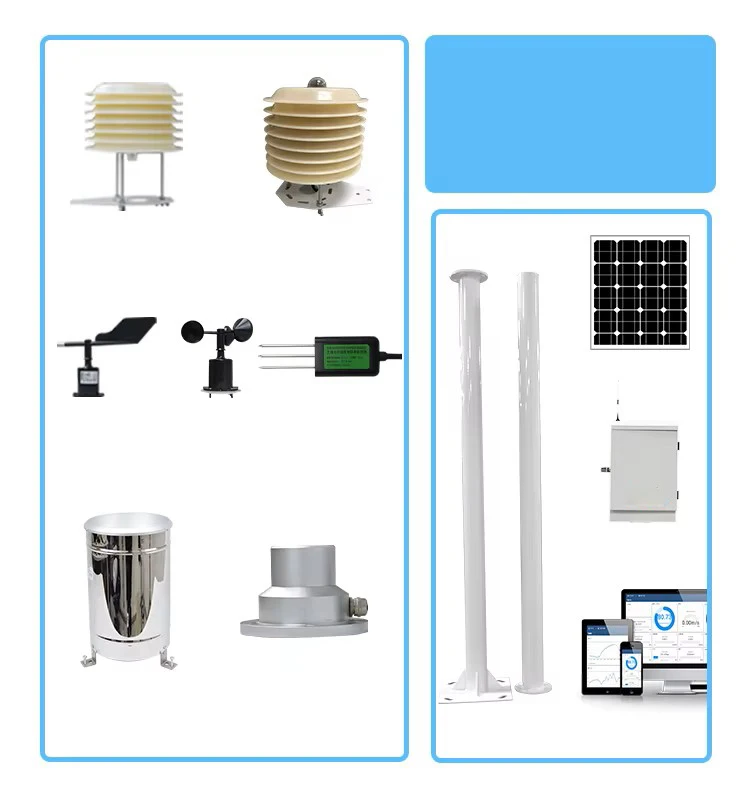 BOY-AWS Professional Solar Pv Outdoor Automatic Wireless Weather ...