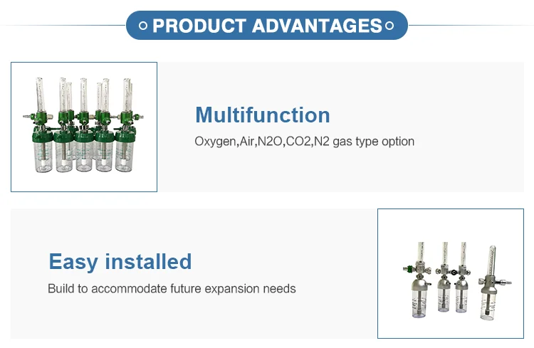 Hg-ig Hospital/ Medical Good Performance Din Double Bottle Oxygen ...