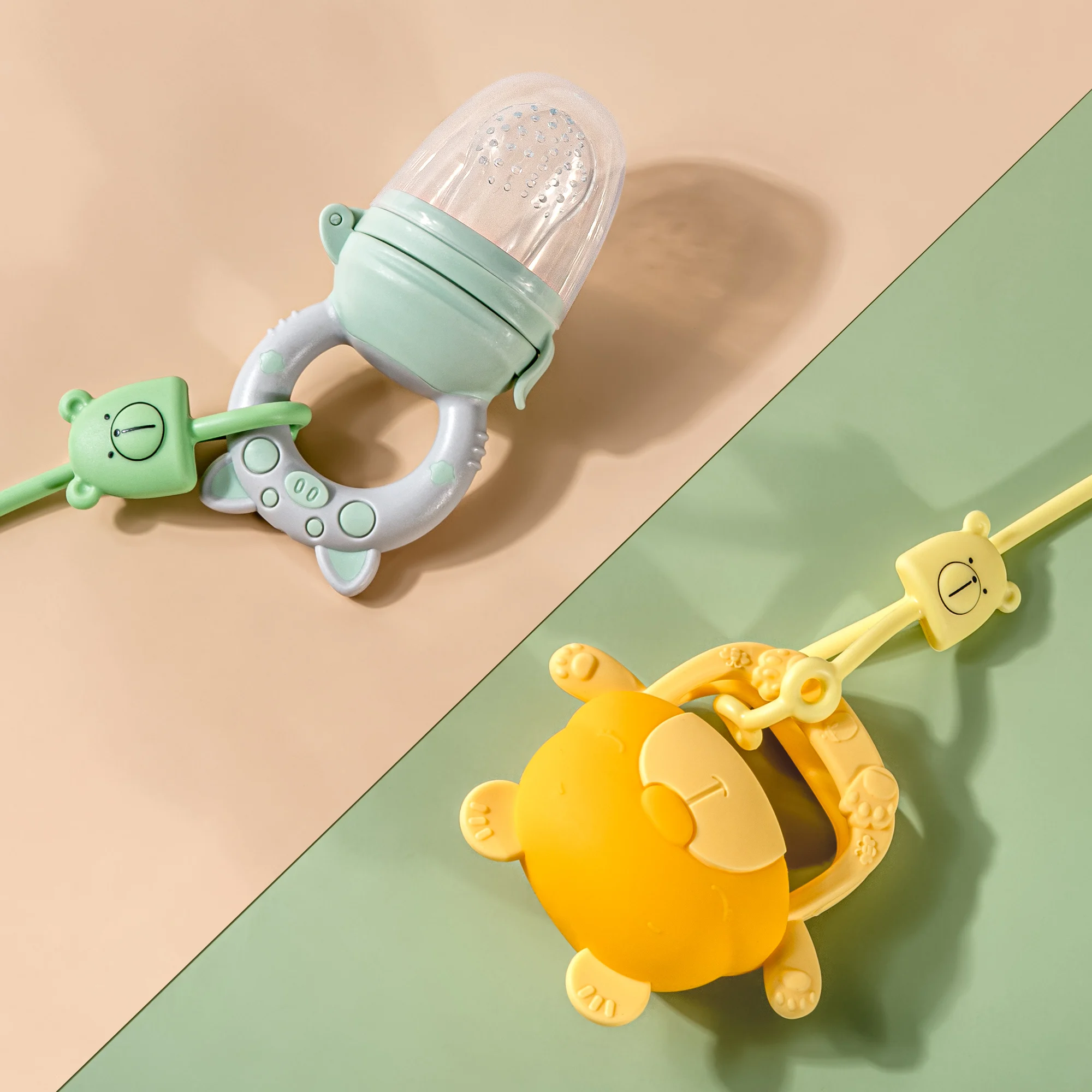 Toy Safety Straps 4pk Stretchable Silicone Pacifier Clips Baby Toddler ...