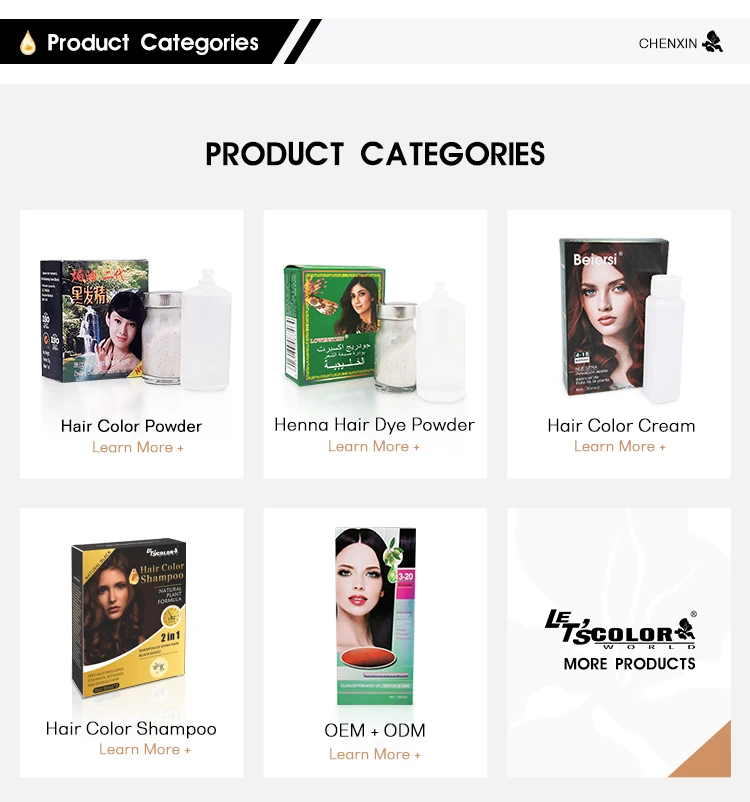 Bodi Henna Hair Color Organic Powder Hair Color Semi-Permanent Tancho ...