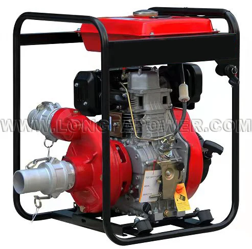 3 Inch Diesel High Pressure Centrifugal KIPOR KDE Water Pump for Agricultural Irrigation