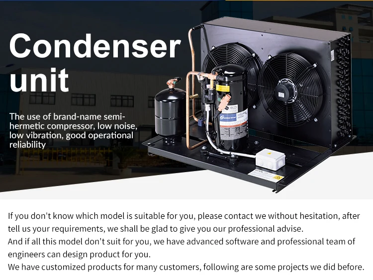 Two Stage/air Cooled Dry Condenser/refrigeration Unit