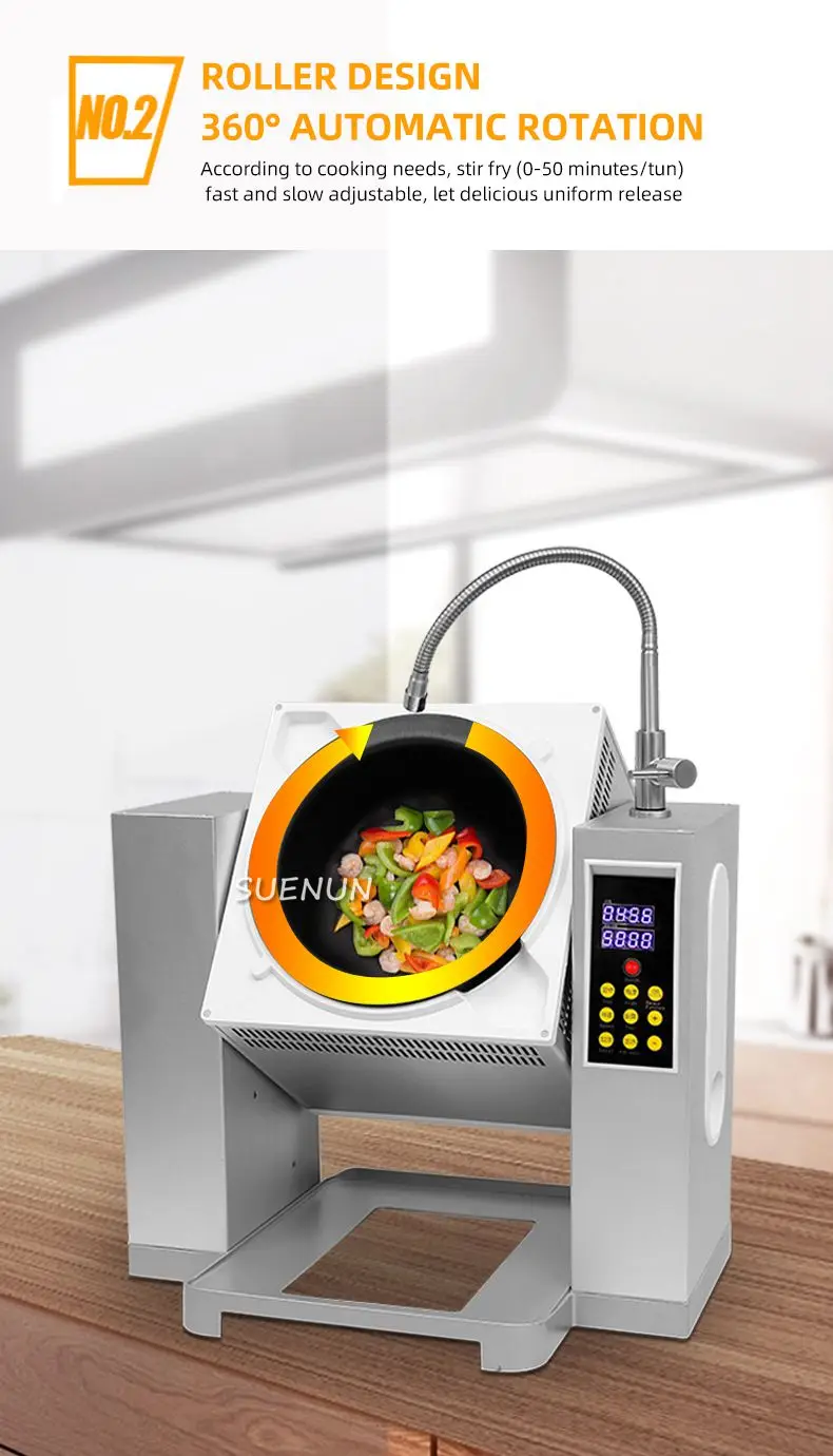 New Technology Efficient Large-capacity Nice-looking Robot Cooking ...
