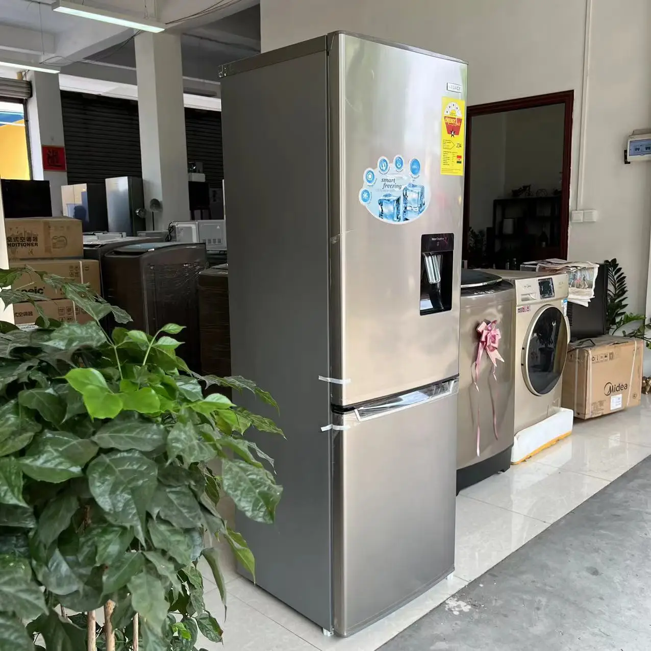 Two Doors Refrigerator Cheap Price Free Standing Double Door Fridge ...